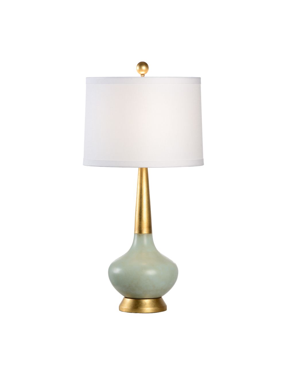 Eden Lamp - Gold - Contemporary - Linen | Chelsea House 68778