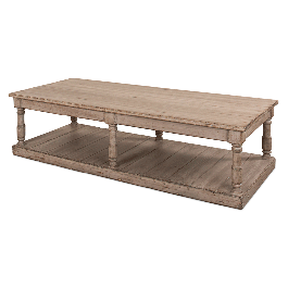 Ada Coffee Table - Stony Natural Grey | Sarreid 40687