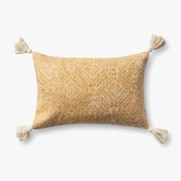 Pillow P0621 - Down Fill - Yellow | Loloi DSETP0621YE00PIL5